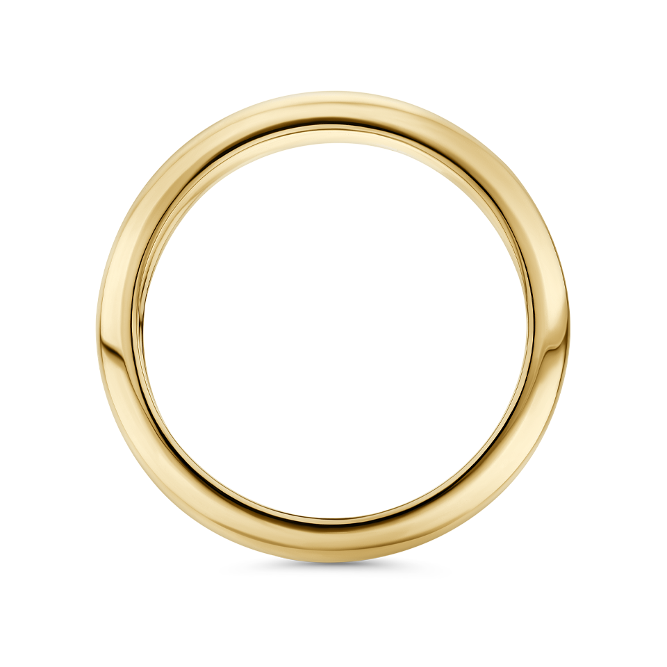 Barrel Ring in 18ct Yellow Gold | Hardy Brothers Jewellers