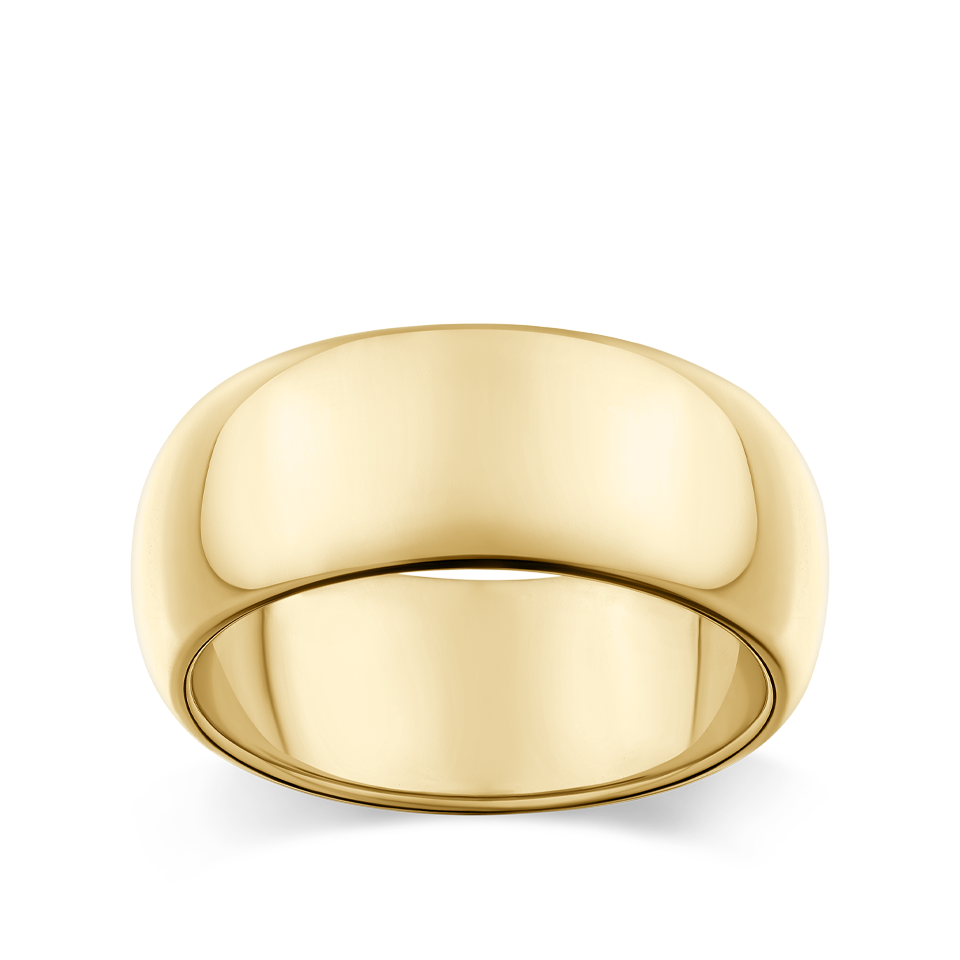 Barrel Ring in 18ct Yellow Gold | Hardy Brothers Jewellers
