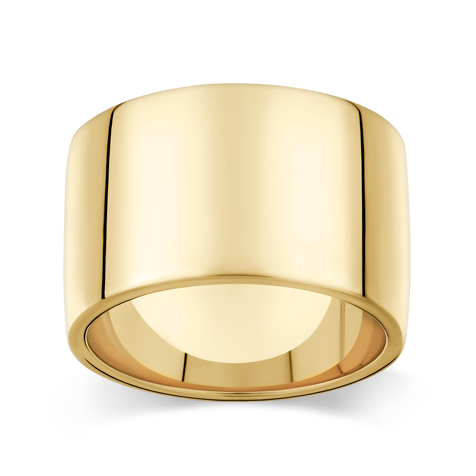 Cigar Ring in 18ct Yellow Gold | Hardy Brothers Jewellers